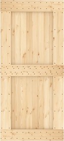 vidaXL Dveře NARVIK 95 x 210 cm masivní borové dřevo [154440] Barva: Přírodní