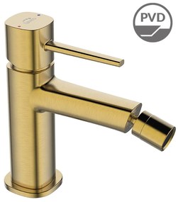 Laveo Pola, bidetová baterie h-146, zlatá matná, LAV-BAP_G32B