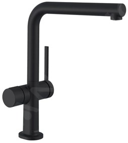Hansgrohe M54, dřezová baterie Talis 270, s uzavíracím ventilem na spotřebič, matná černá, HAN-72827670