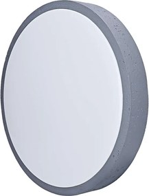 LED stropní světlo s dálkovým ovládáním Grey nastavitelné - průměr 49 cm, šedá