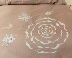 Povlečení z mikrovlákna EMBROSA světle hnědé Rozměr povlečení: 70 x 80 cm | 140 x 200 cm
