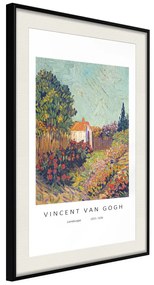 Plakát Krajina - reprodukce Vincenta van Gogha v moderním vydání