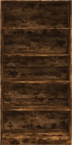 Šatní skříň kouřový dub 100 x 50 x 200 cm kompozitní dřevo 3307733