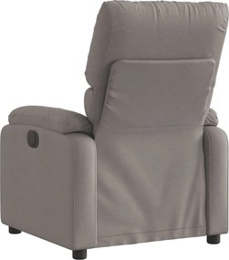 Elektrické polohovací křeslo taupe textil 3204808
