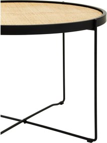 Ratanový kulatý konferenční stolek v přírodní barvě ø 60 cm Depok – Premier Housewares