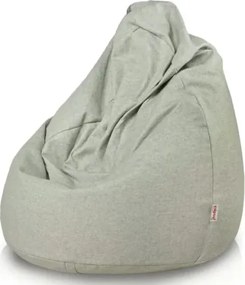 Sedací pytel Premium světle šedý