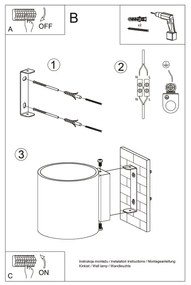 Brilagi -  LED Nástěnné svítidlo FRIDA 1xG9/3,5W/230V