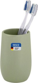 Zelený keramický kelímek na zubní kartáčky Fablo – Wenko