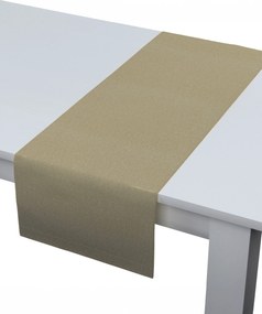 Stolní běhoun barva béžová látka poloprůhledná, lesklé, pletený vzor