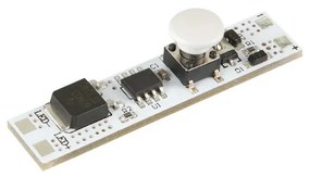 Vypínač a stmívač do LED profilu mechanický tlačítkový typ D 10x45 mm