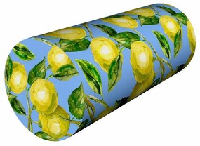Anatomický polštář kulatý - Lemons 25x60 cm