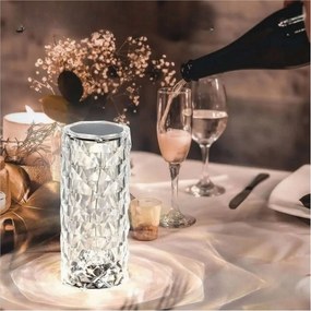 Dekorační LED osvětlení ROSE DIAMOND - 21 cm - multikolor