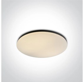 ONE Light 62146/B/W stropní LED svítidlo slim, černé, 55W, 3000K, ø55cm, IP20