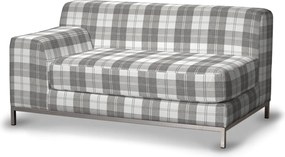 Potah na pohovku IKEA , levé provedení Kramfors 2-místná barva šedá látka pletený vzor, vzorované