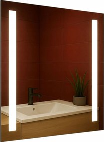 Koupelnové Zrcadlo 70x50 cm Virgo Moderní koupelnové Led podsvícené