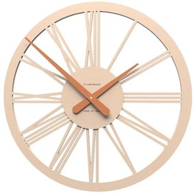 Designové hodiny 10-114 CalleaDesign 45cm (více barevných variant) Barva čokoládová-69 - RAL8017