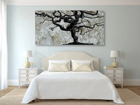 Obraz abstraktní strom na dřevě Varianta: 120x60