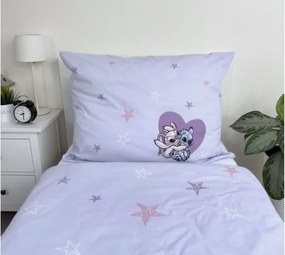 Jerry Fabrics Povlečení Lilo a Stitch Heart 140x200, 70x90 cm