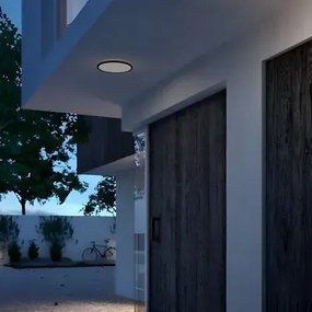 Philips Superslim CL550 černá / Venkovní přisazené svítidlo / LED / 15