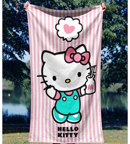 Dětská osuška Hello Kitty Mléčná Svačinka