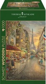 SCHMIDT Puzzle Pařížská kavárna / 1000 dílků / dřevěné / od 12 let