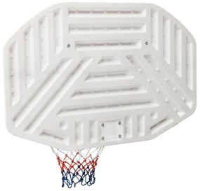 vidaXL Basketbalový koš bílý 109 x 71 x 3 cm polyethylen