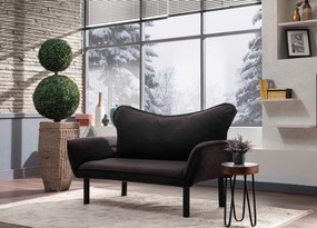 Atelier del Sofa 2-místná pohovka Chatto - Black, Černá