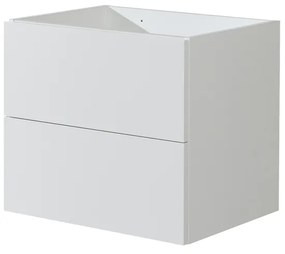 Mereo Mereo, Aira, koupelnová skříňka 61 cm, bílá, dub, šedá, CN710S
