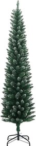 Umělý úzký vánoční stromek s 300 LED 210 cm 3315761