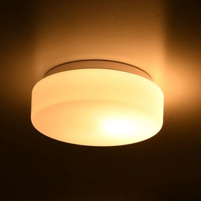 Ecolite Bílé stropní svítidlo Hector kulaté 250mm pro žárovku E27 W122/B-BI