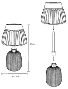 Globo 36536A - LED Solární lampa 10xLED/0,06W/3V IP44