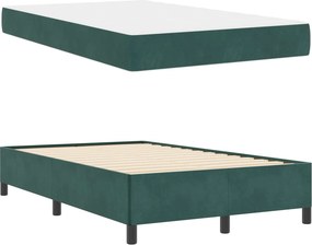 Rám postele Tmavě zelená 120 x 200 cm textil 3399057