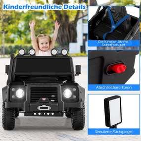 Costway Elektrické autíčko Land Rover Defender dětské elektrické vozítko