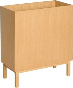 Skříňka v dekoru dubu v přírodní barvě 80x90x40 cm Ark – Hübsch