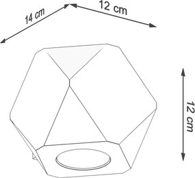 Nástěnné svítidlo z masivního dřeva v přírodní barvě Vige – Sollux
