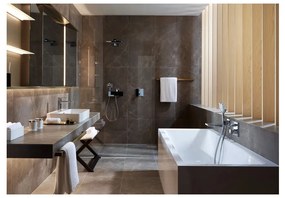 Hansgrohe Raindance E, hlavová sprcha 300 1jet EcoSmart se sprchovým ramenem, chromová, HAN-26239000
