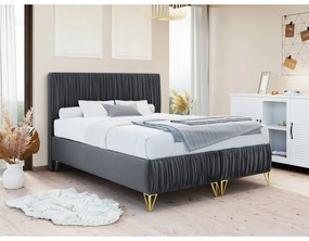 Manželská postel Kottos II, Potah: Amor Velvet 4304, Rozměr postele: 160 x 200 cm