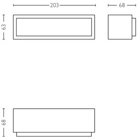 Philips 17354/93/P3 - LED Venkovní nástěnné svítidlo LED/4,5W IP44