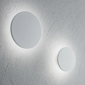 LED Nástěnné svítidlo Ideal Lux Cover AP1 round big bianco 195711 kulaté bílé 20cm