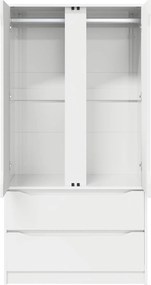 Šatní skříň se dveřmi Bílý 79,5 x 49 x 156 cm Dřevěný materiál 3406245