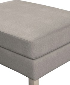 Potah na podnožku IKEA Karlstad barva béžová látka pletený vzor
