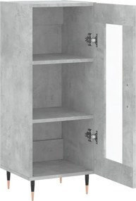 vidaXL Příborník 34,5 x 34 x 90 cm kompozitní dřevo [828776] Barva: Betonová šedá