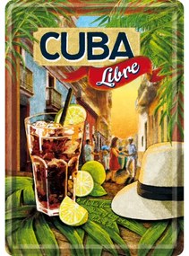 Postershop Plechová pohlednice - Cuba Libre