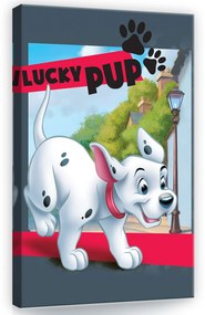Postershop Obraz na plátně: 101 Dalmatinů (Lucky Pup) - 40x60 cm