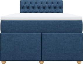 Box spring postel s matrací černá 120x190 cm textil 3288932