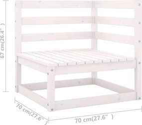 8dílná zahradní sedací souprava s poduškami masivní borovice 3076335