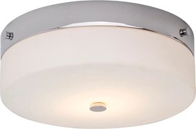 Skleněná stropní lampa Tamar Tamar-f-l-pc Elstead IP44 kov chrom
