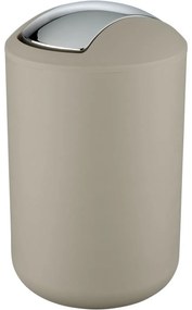 Wenko Odpadkový koš s výkyvným víkem Brasil 6,5 l, taupe