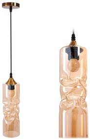 Toolight - závěsná lampa E27 60W APP901-1CP, oranžová-zlatá, OSW-06673
