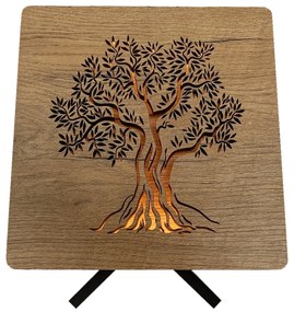 Li-Go "Olivovník" lampa 19x19cm provedení povrchu: dub světlý
